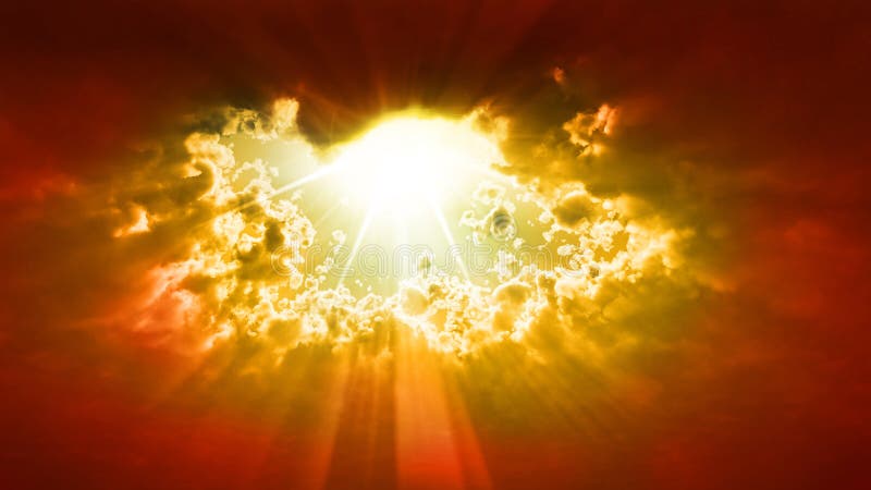 God rays stock illustration. Illustration of cloudy, light - 17147243