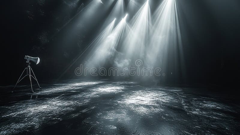 God Rays Against a Black Backdrop, Easy-to-use Overlay Graphic, Light ...
