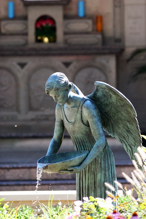 God s Angel pouring water stock photo. Image of angel - 2022994