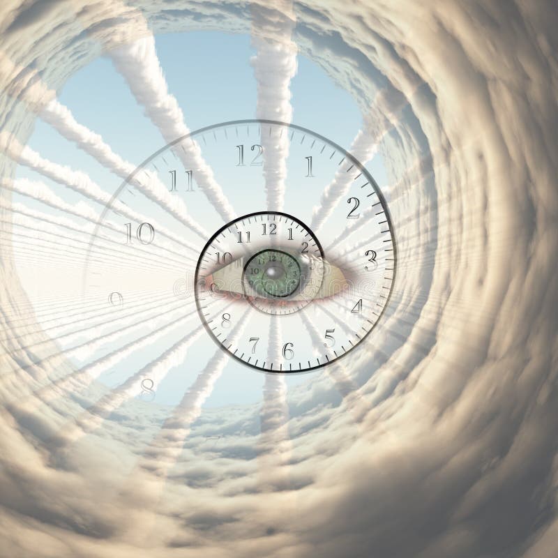 Eye of Time stock image. Image of time, lady, sees, hours - 17744365
