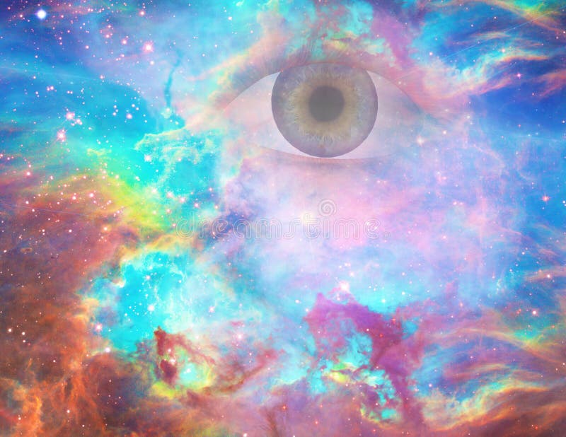 Angels and God`s Eye stock image. Image of clouds, concept - 104273571