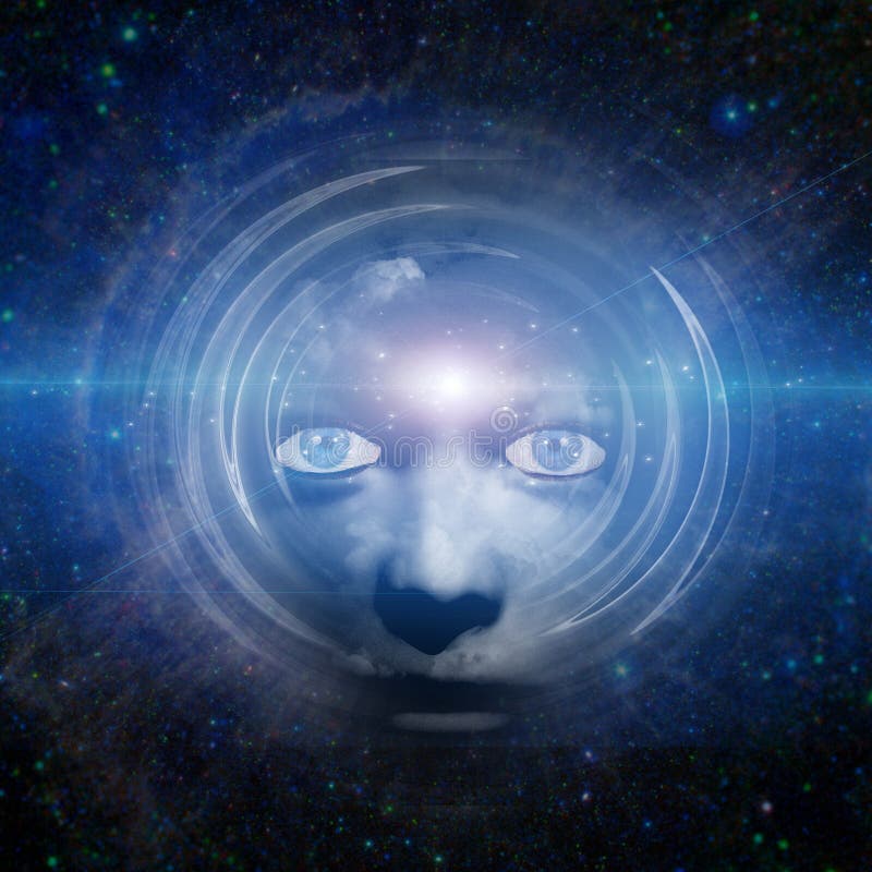 God s Face stock illustration. Illustration of interstellar - 77463088