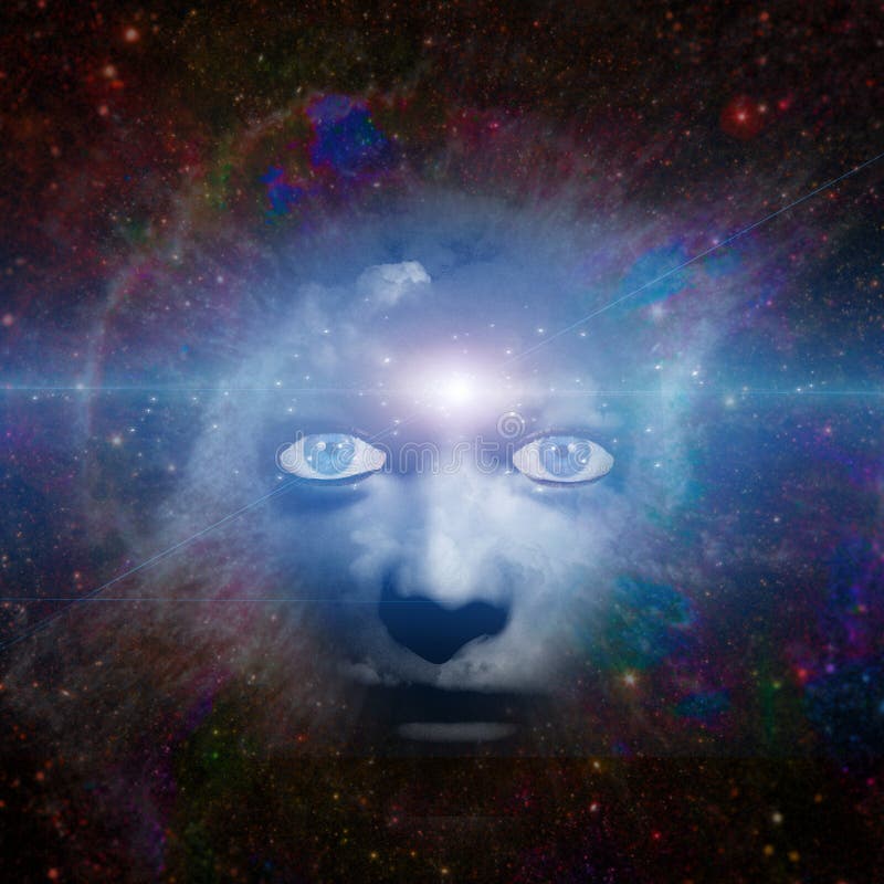 Gods face stock illustration. Illustration of clock, abstract - 77785869