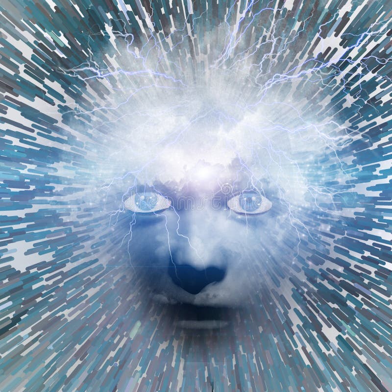 God`s Face stock illustration. Illustration of face, humanity - 80174926