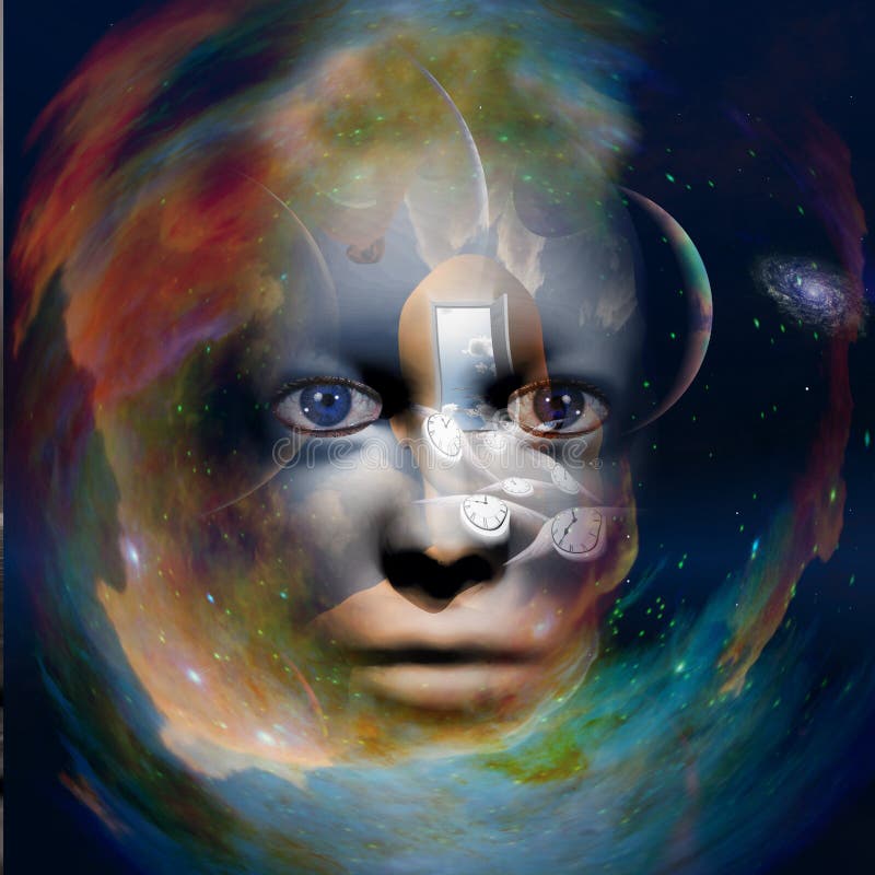 God`s Face stock illustration. Illustration of alien - 85541814