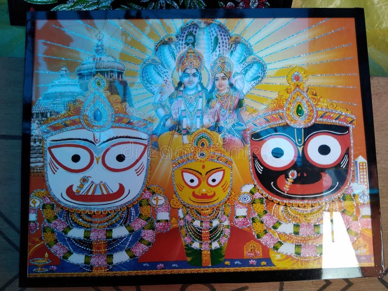 God S Jagannath Picture in Frame Looking Good Editorial Stock Image ...