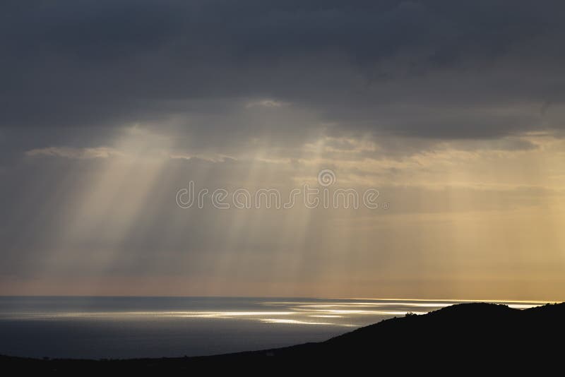 God s rays stock image. Image of rays, europe, water - 75402275