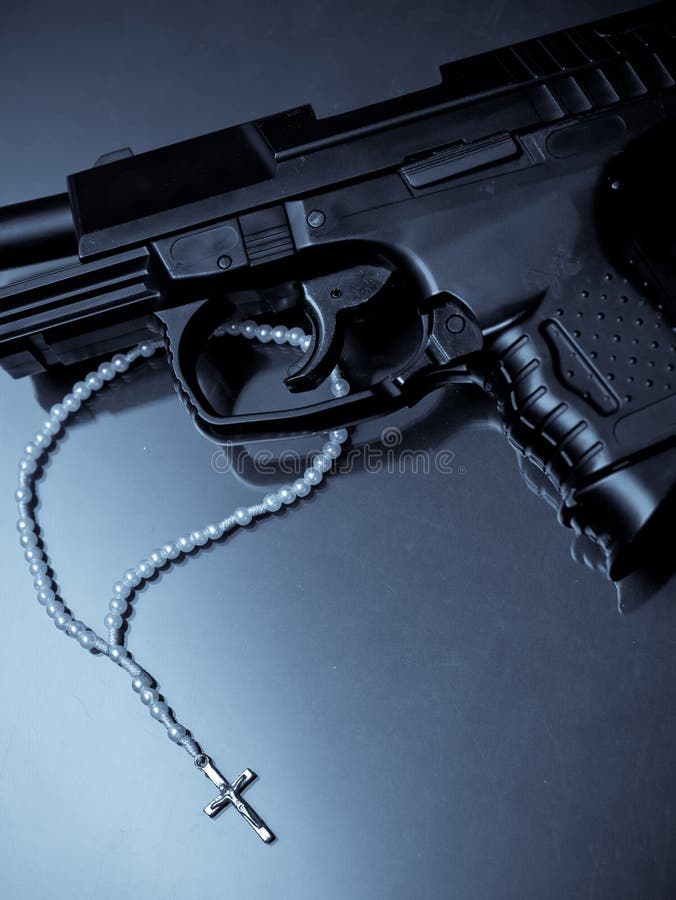 God S Work ( Good Vs. Evil Concept ) Stock Photo - Image of hunter ...