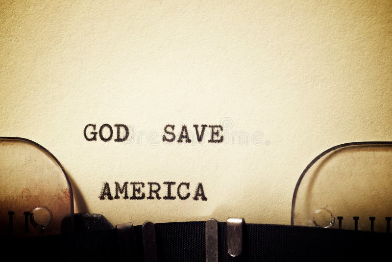 God save America phrase stock photo. Image of religion - 201066384