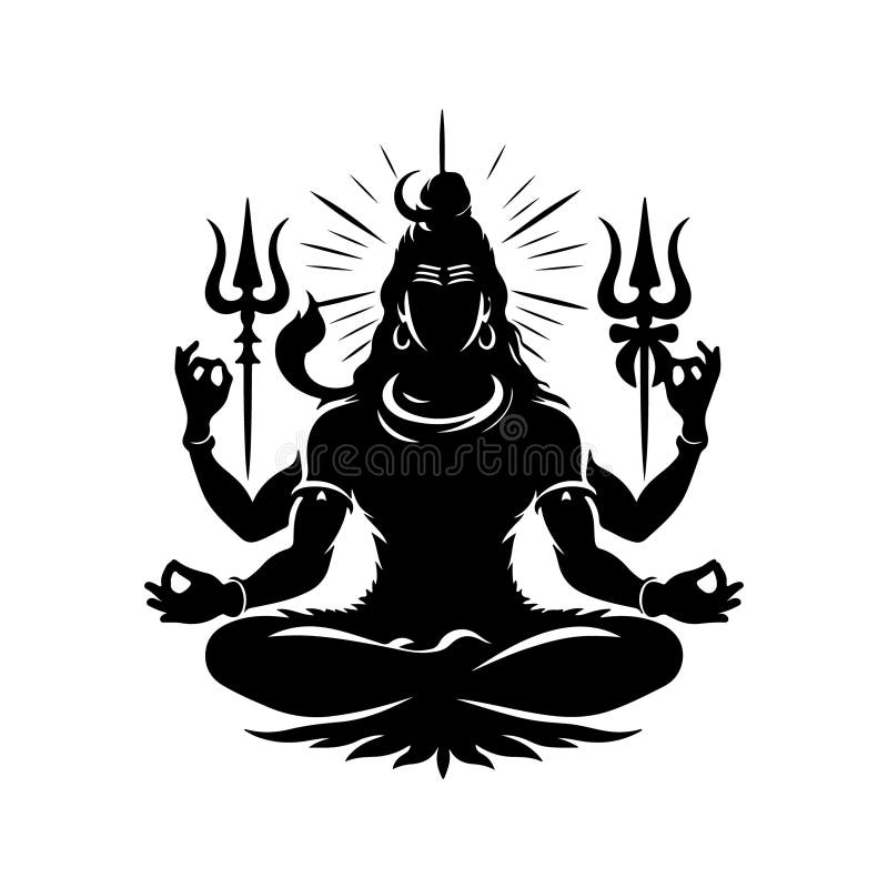 Logotipo Del Lingam Del Señor Shiva