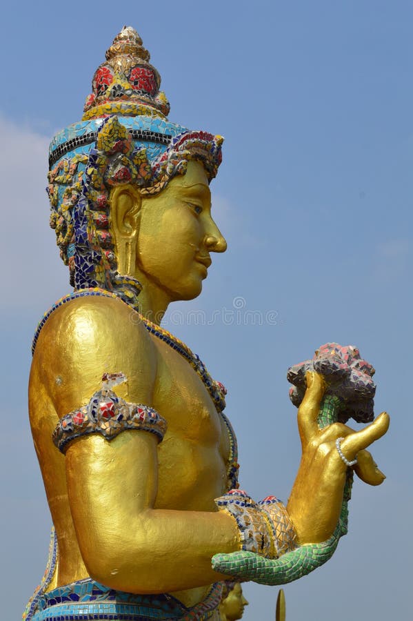 God statue stock image. Image of gold, nice, build, smile - 36874645