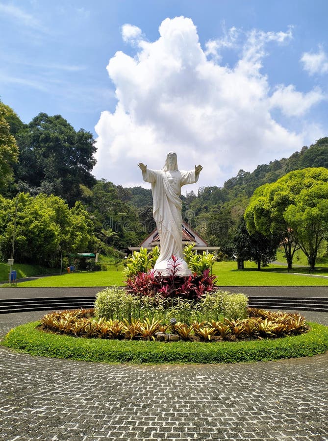 God Statue at Lembah Karmel Cikanyere Stock Image - Image of lembah ...