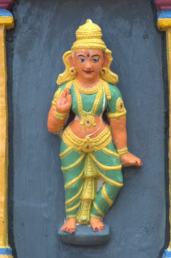 God Statue in the Temple India Stock Image - Image of happiness ...