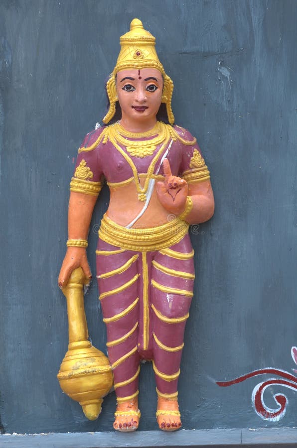 God Statue in the Temple India Stock Image - Image of color, india ...