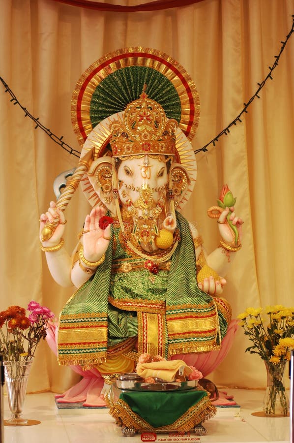 God Statue in the Temple India Stock Photo - Image of color, heritage ...