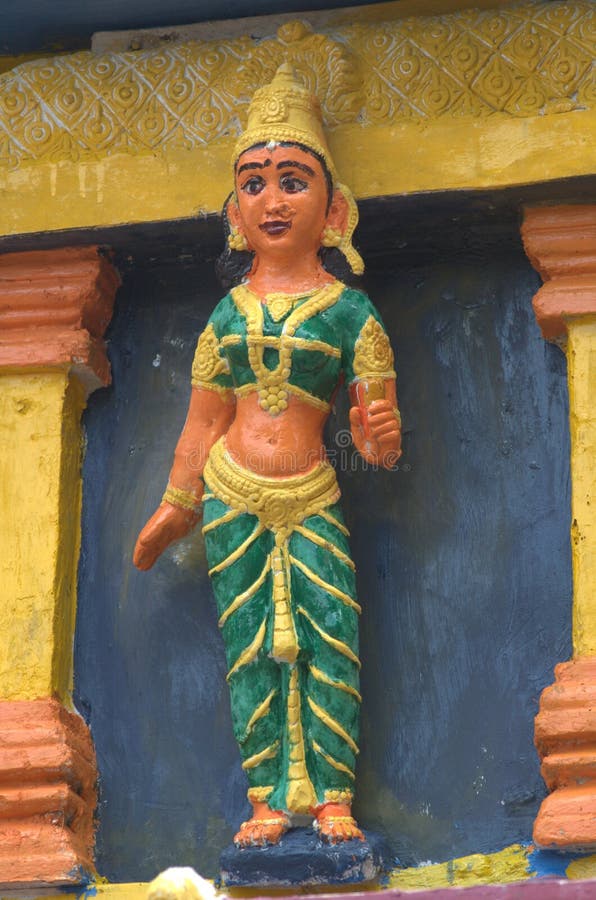 God Statue in the Temple India Stock Photo - Image of decoration, glow ...