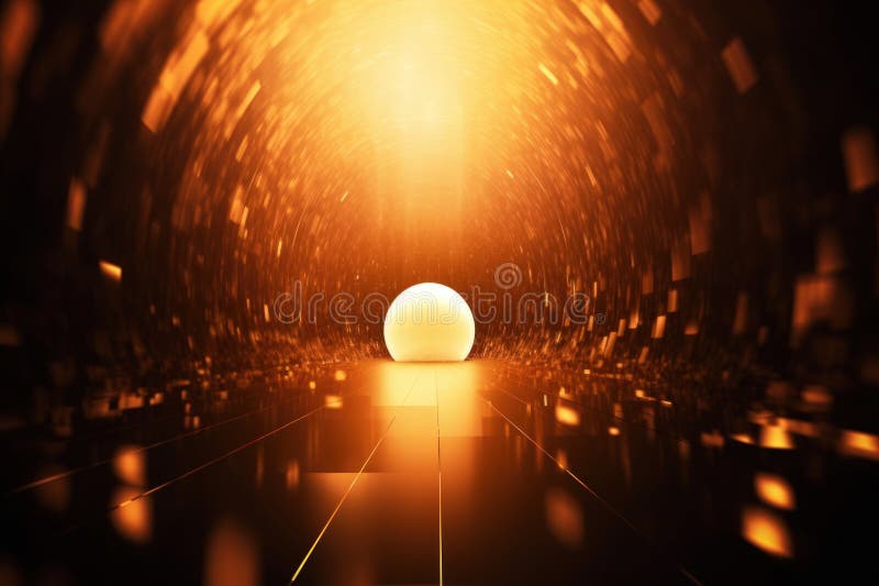 God Sunshine Light in Corridor Generative Ai Stock Illustration ...