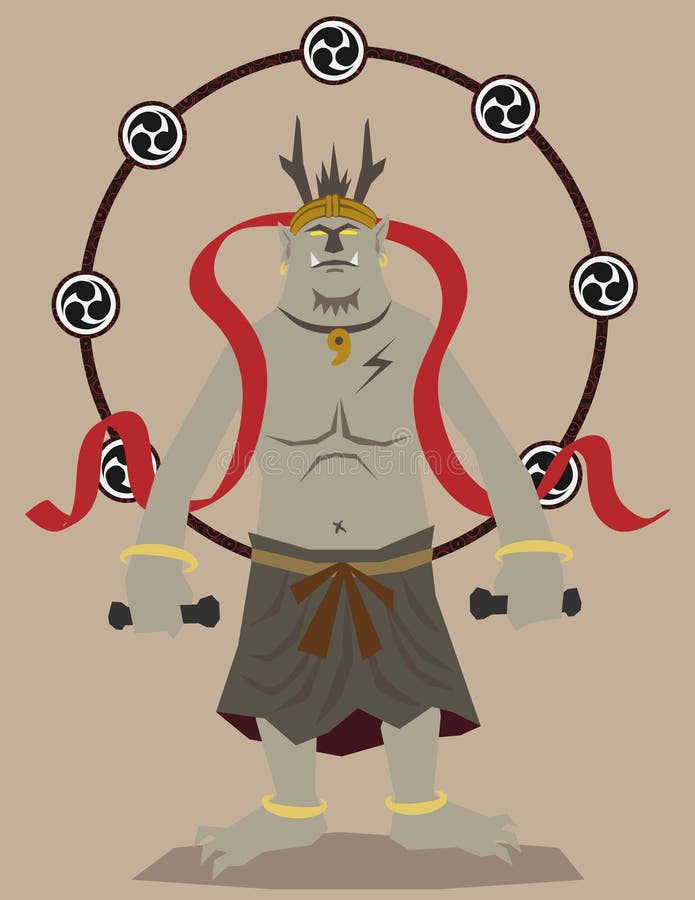 Thunder God Asia Stock Illustrations – 14 Thunder God Asia Stock ...