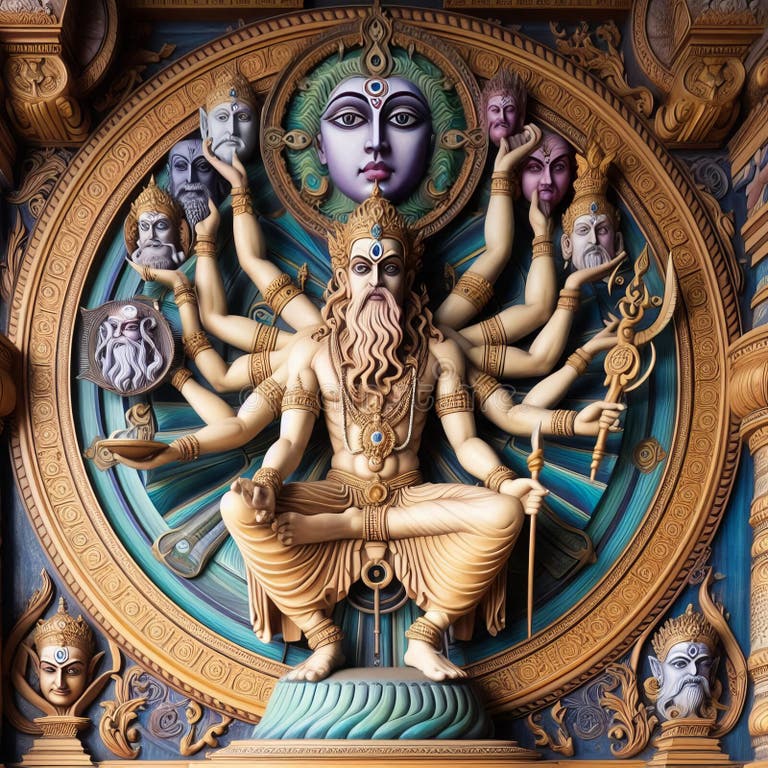 The God of Time a Being Who Sees All Points in Time Simultaneous Stock ...