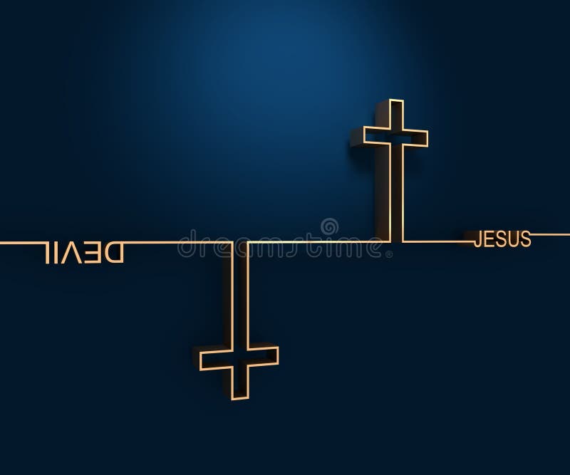 Jesus Vs Satan Stock Illustrations – 11 Jesus Vs Satan Stock ...