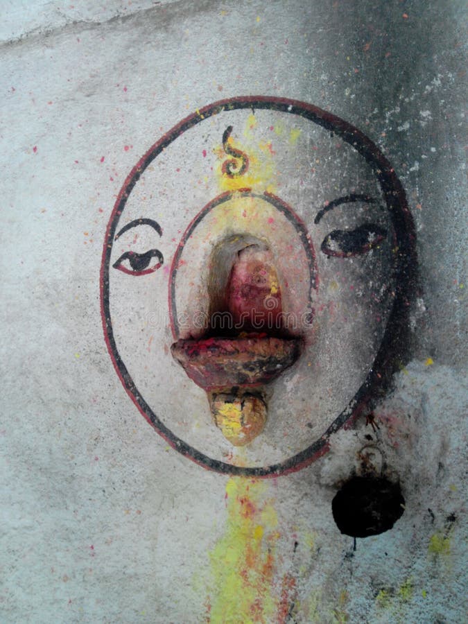 God on the wall stock photo. Image of wall, place, nepal - 71361700