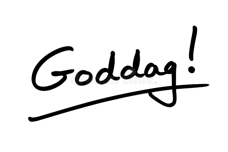 Goddag Stock Illustrations – 6 Goddag Stock Illustrations, Vectors ...