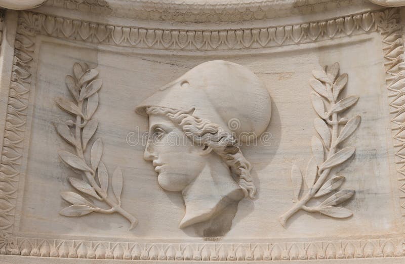 Goddess Athena stock image. Image of athena, ancient - 70828975