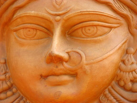 Goddess Face stock image. Image of religious, carved, religion - 3677269
