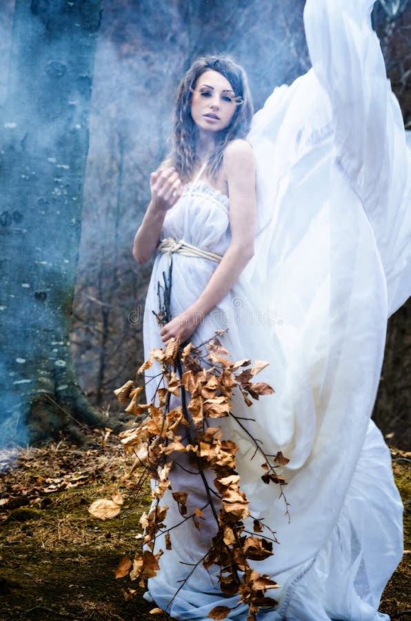 Goddess of nature stock image. Image of goddess, location - 36695131