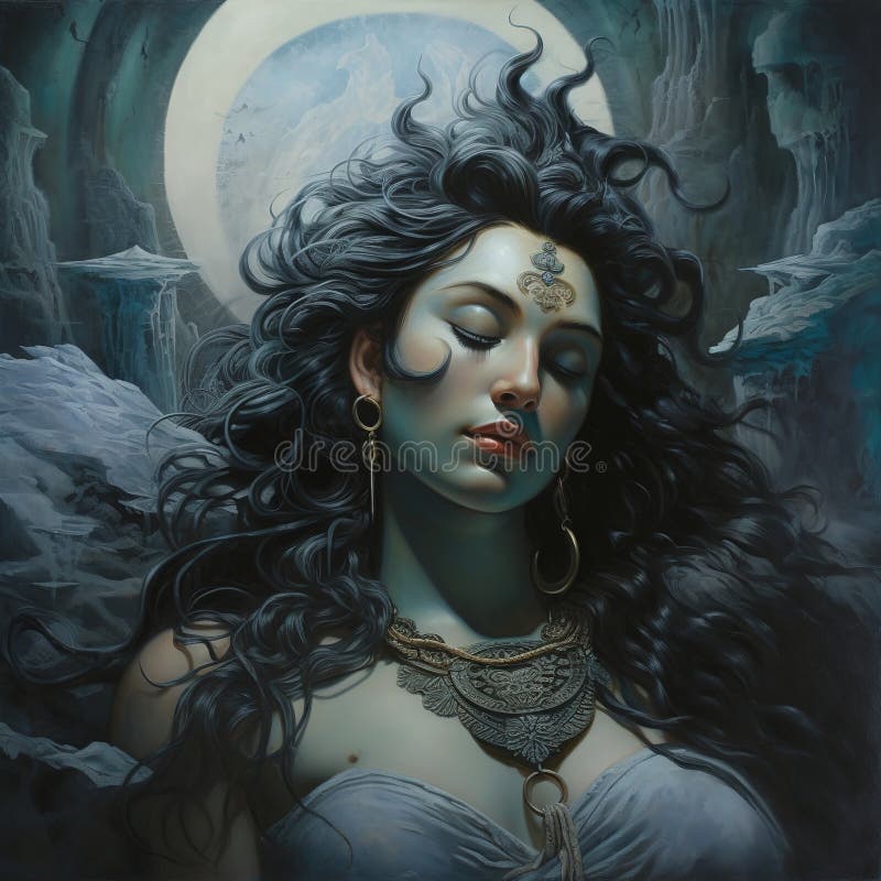 Goddess Parvati Stock Illustrations – 495 Goddess Parvati Stock ...