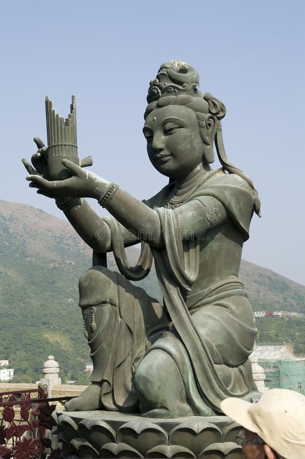 Goddess Statue stock image. Image of meditation, buddha - 28071327