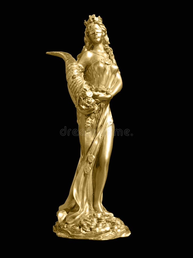 Cornucopia in the Hands of Themis Stock Photo - Image of bronze, themis ...