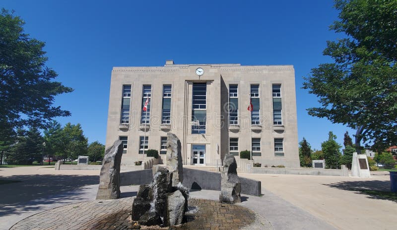 Goderich Courthouse editorial photography. Image of building - 232282067