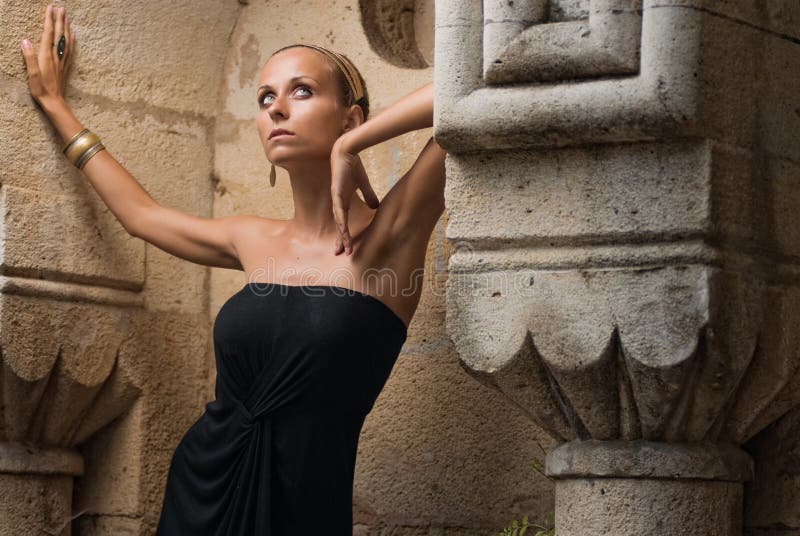 Godess stock image. Image of architecture, body, black - 22287851