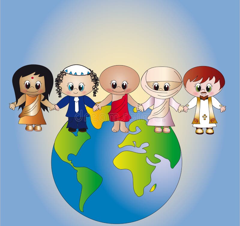 Godsdiensten stock illustratie. Illustration of moslim - 13673729