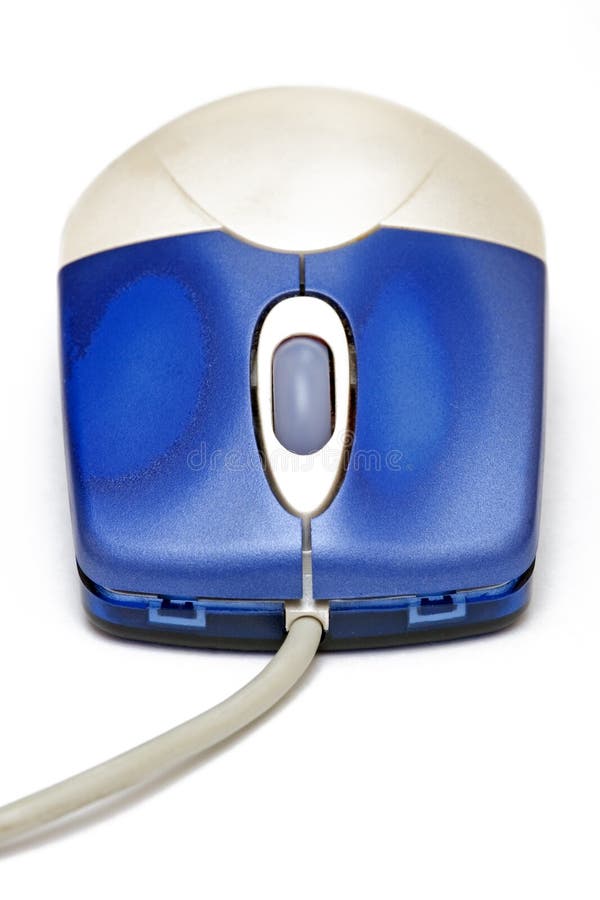 Goed Gebruikte En Uitgeputte Muis Voor Computer Stock Afbeelding ...