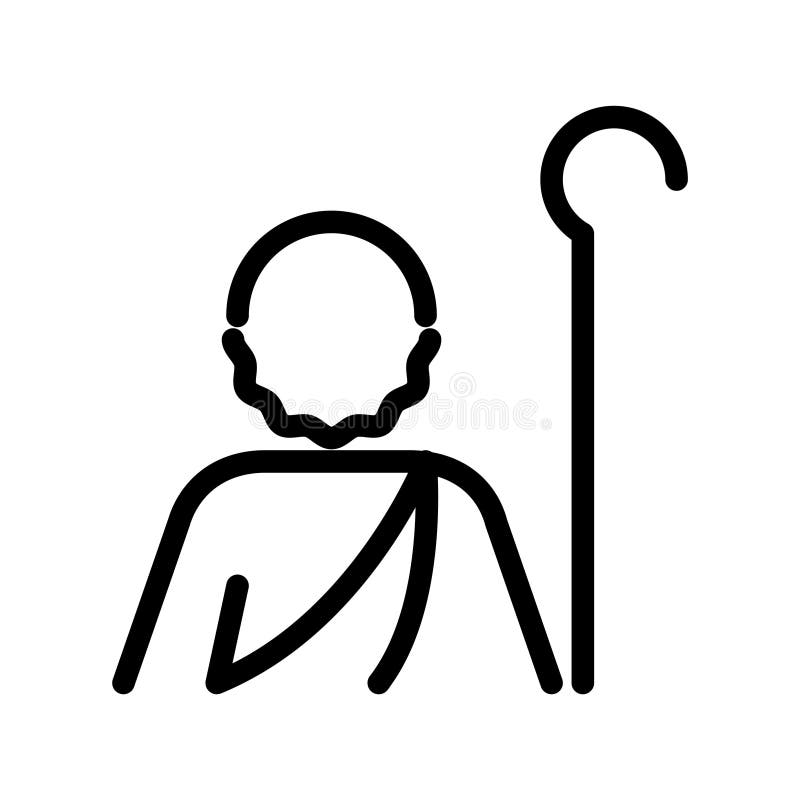 Het Pictogram Van De Herdershond, Vlakke Stijl Vector Illustratie ...