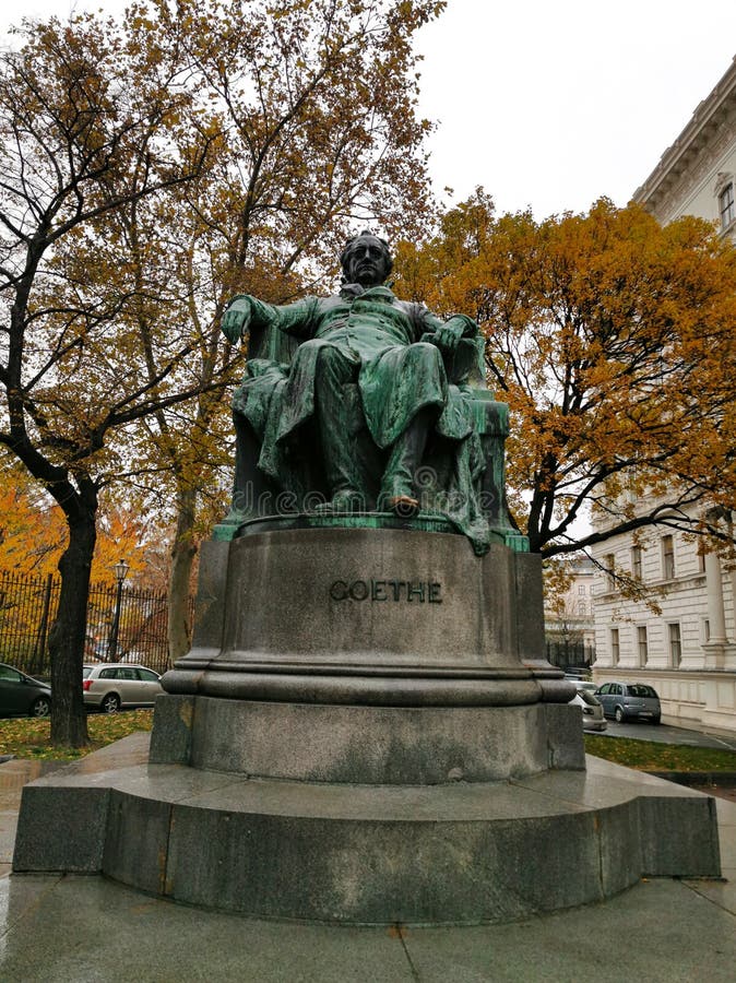 Goethe Monument in Berlin, Germany Stock Image - Image of berlin ...