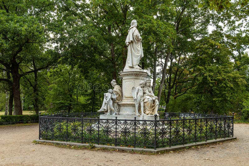 Goethe Monument in the Tiergarten, Berlin, Germany Editorial Stock ...