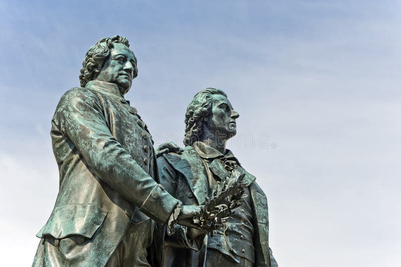 Goethe Und Schiller Denkmal Redaktionelles Stockfotografie - Bild von ...
