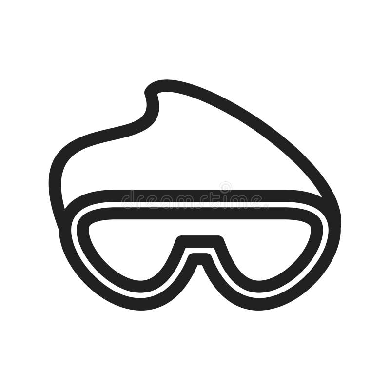 Goggles stock vector. Illustration of science, design - 87495913