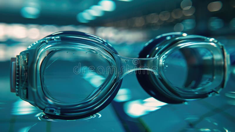 Goggles Placed on Top of a Modern Glass Table, Suitable for Various ...