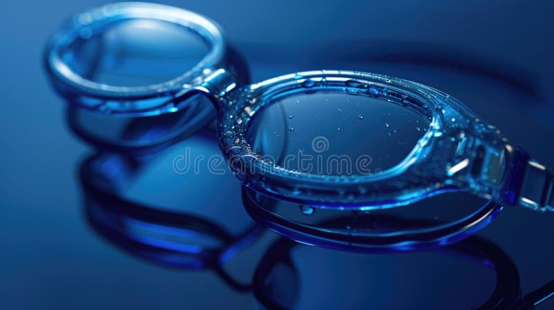 Goggles Placed on a Wooden Table, Suitable for Industrial or Safety ...