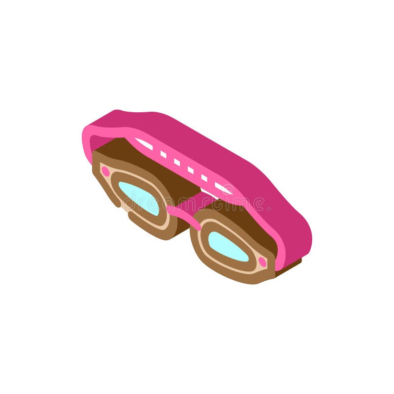 Goggles Ppe Protective Equipment Isometric Icon Vector Illustration ...