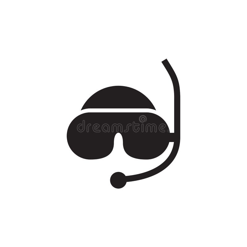 Goggles Swim Logo Design Template Stock Vector - Illustration of person ...