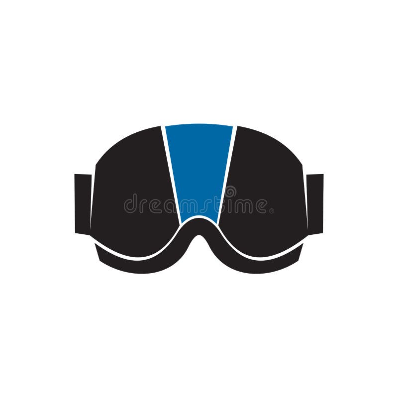 Goggles Swim Logo Design Template Stock Vector - Illustration of icon ...