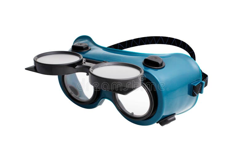 Welding Protection To Protect Face and Eyes from Sparks Stock Photo ...
