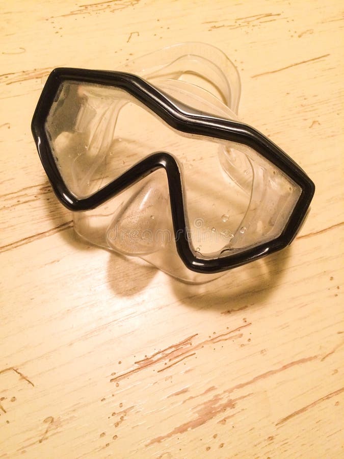 Goggles on wooden table stock image. Image of equipment - 58448917