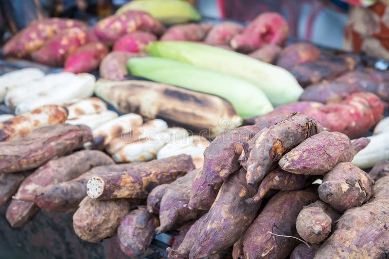 Goguma Burned on Stove Wire Sold Stock Photo - Image of asian, stove ...