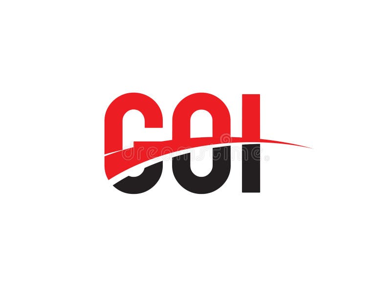 GOI Letter Initial Logo Design Vector Illustration Stock Vector ...